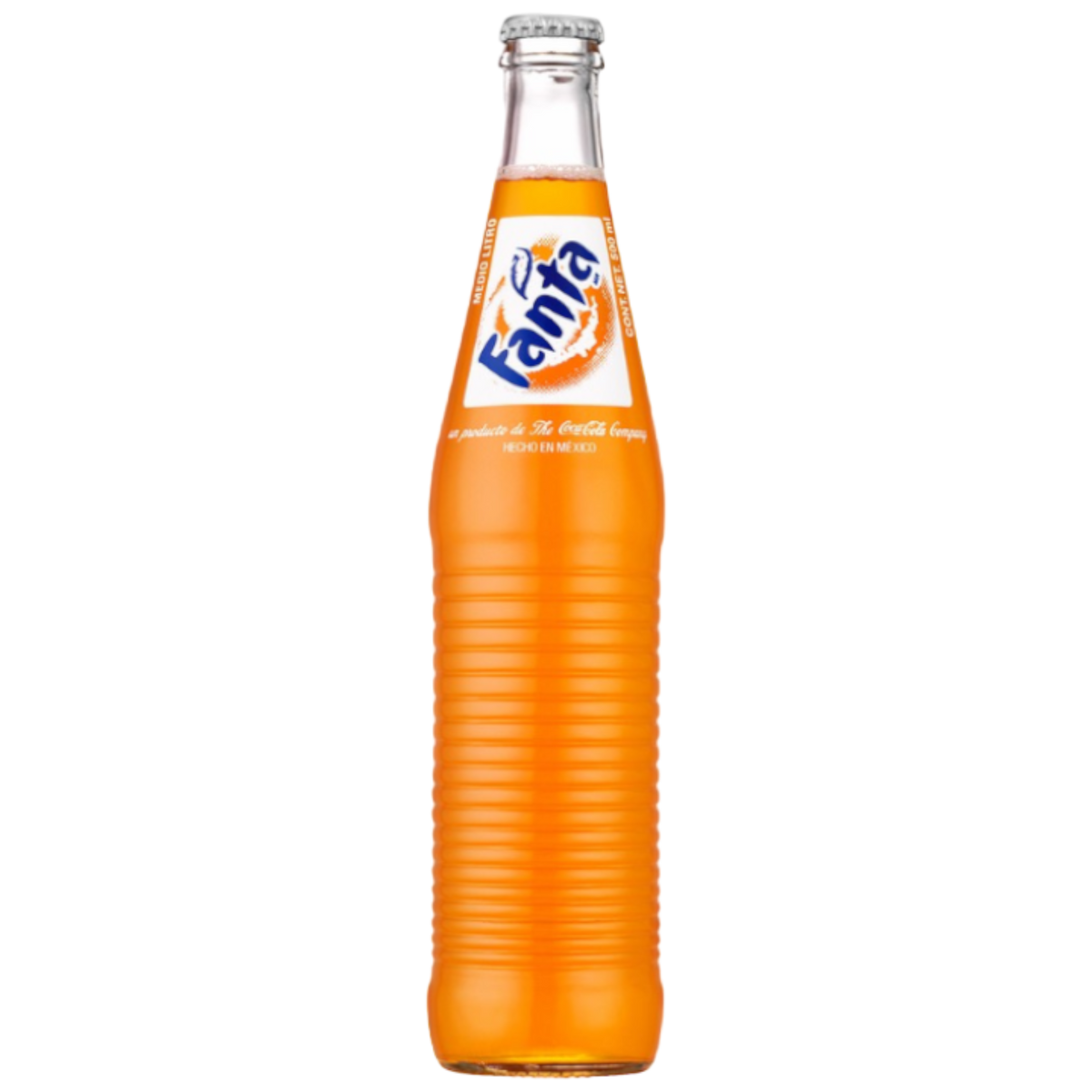 Mexican Fanta Orange Glass Big Bottle Mexico 169floz 500ml Poppin Candy