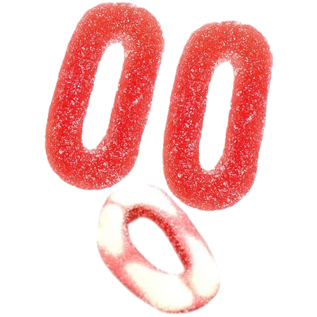 Strawberry & Cream Rings – Poppin Candy