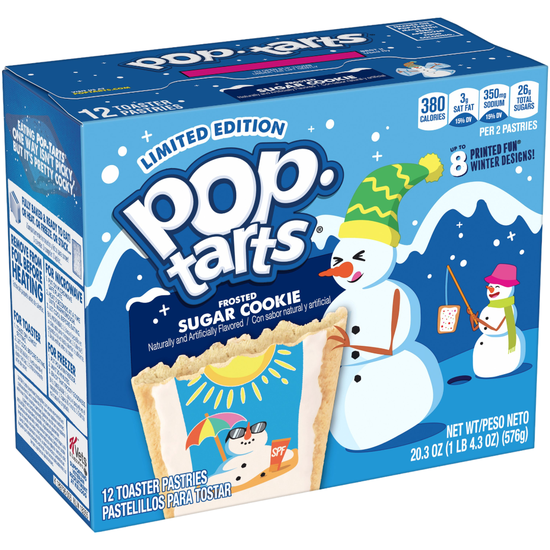 Pop Tarts Frosted Sugar Cookie (Christmas Limited Edition) | Poppin Candy