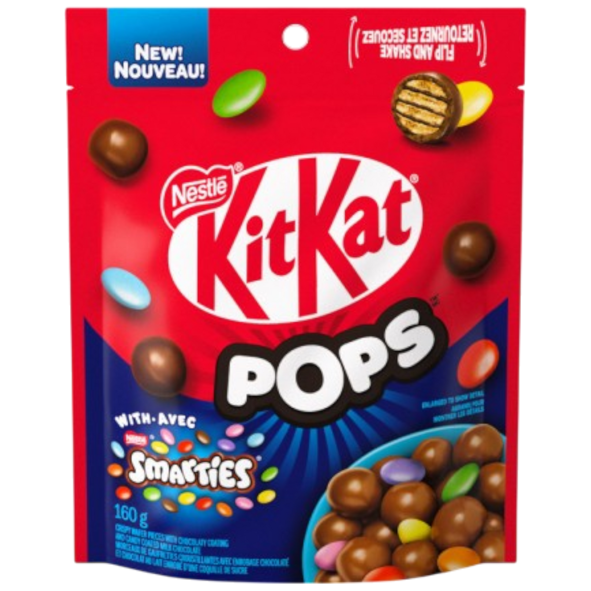 Kit Kat Pops with Smarties Share Bag (Canada) - 5.64oz (160g) – Poppin Candy