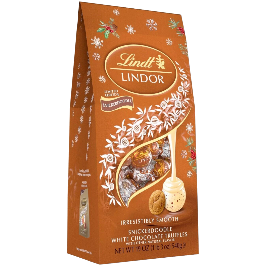 Lindt Lindor Snickerdoodle White Chocolate Truffles (Limited Edition ...