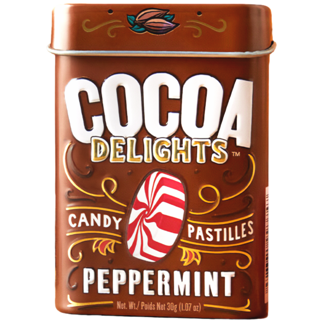 Cocoa Delights Peppermint (Canada) - 1.07oz (30g) | Poppin Candy
