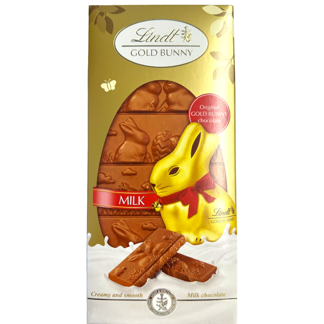 Lindt Gold Bunny Creamy Milk Chocolate Bar - 4.23oz (120g) | Poppin Candy