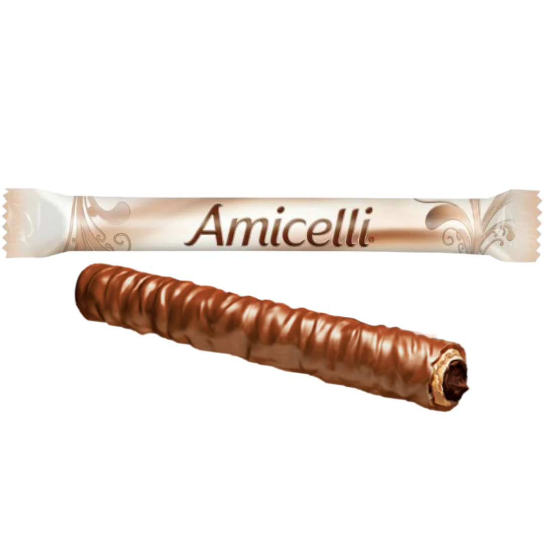 Ritter Amicelli Hazelnut Cream Wafer Roll (Germany) - 0.44oz (12.5g ...