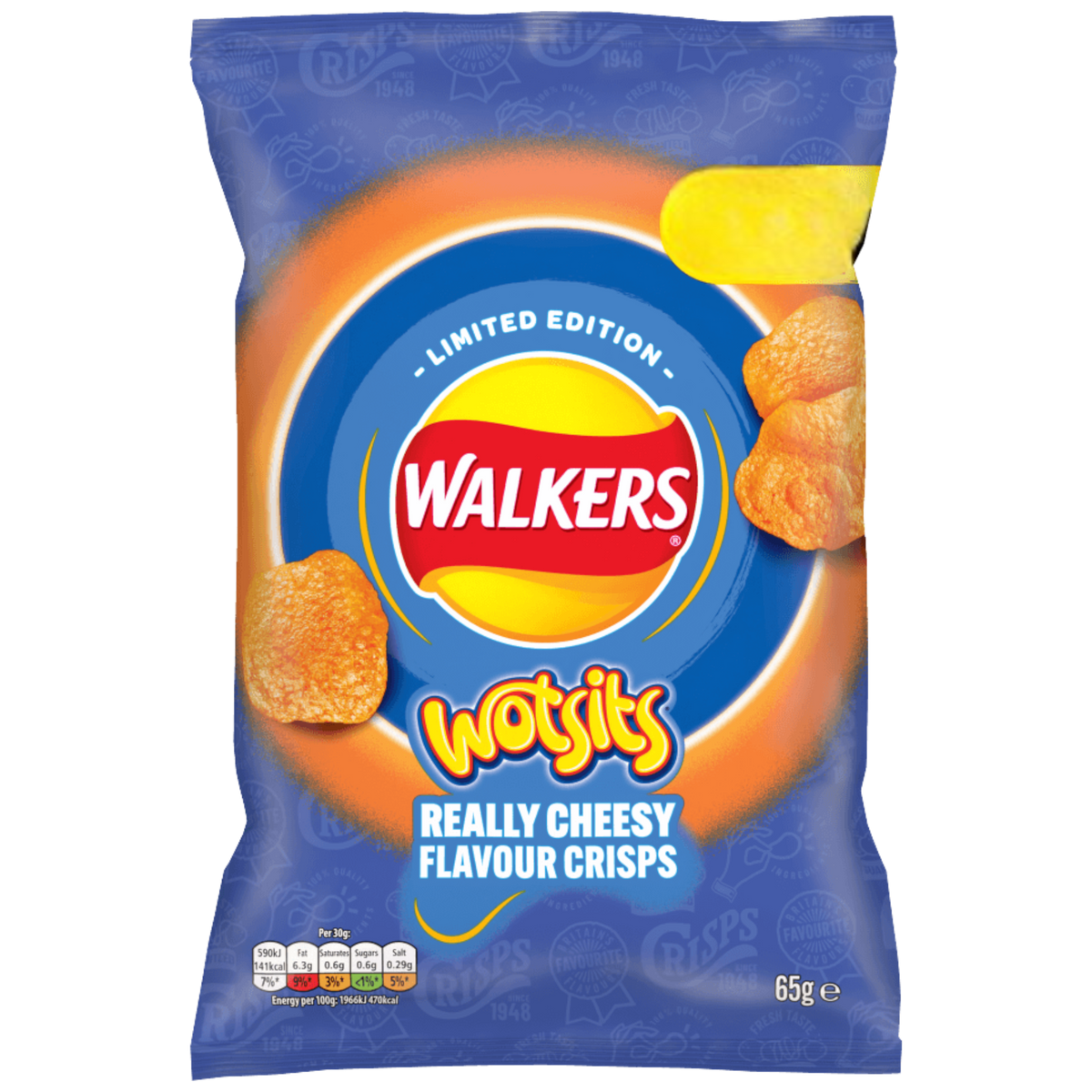 Walkers Mash Ups Wotsits Really Cheesy Crisps - 2.29oz (65g) – Poppin Candy