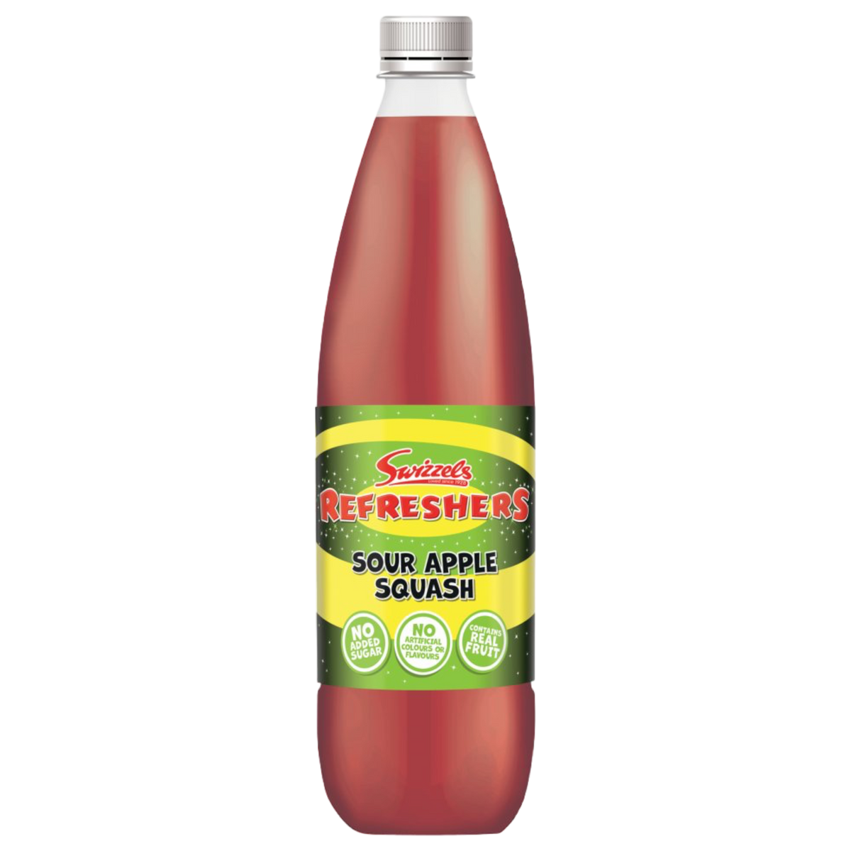Swizzels Refreshers Sour Apple Flavour Squash (No Added Sugar) - 33.8f ...