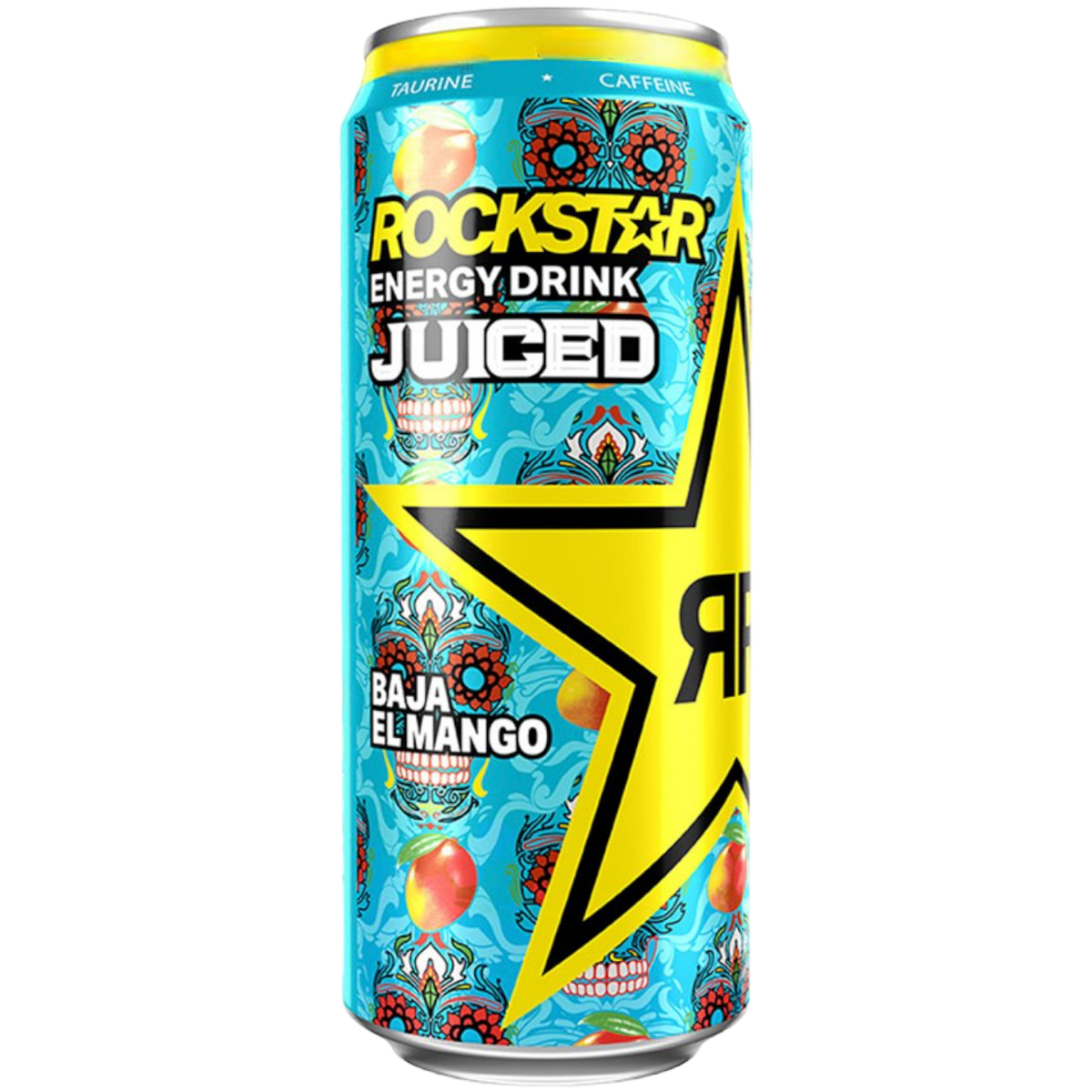 Rockstar Energy Drink Juiced Baja El Mango - 16.9fl.oz (500ml) | Poppin ...