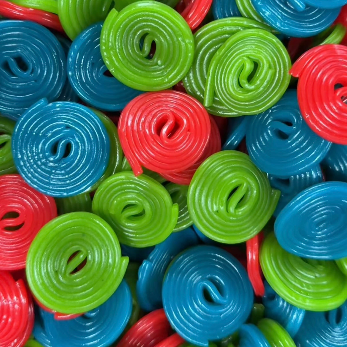 Blue Raspberry, Green Apple & Strawberry Wheels – Poppin Candy