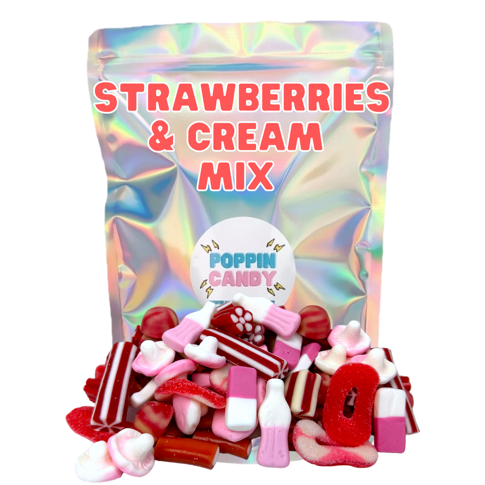 Strawberries & Cream Mix | Poppin Candy