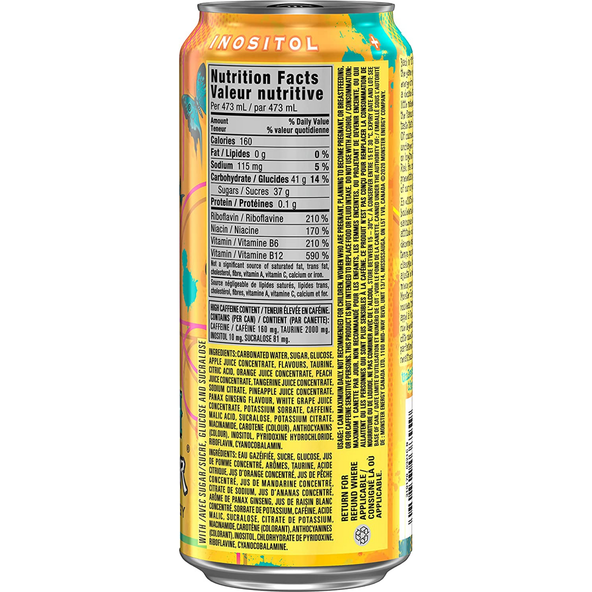 Monster Juice Khaotic - 17.5oz (500ml) BB 31/01/24 | Poppin Candy