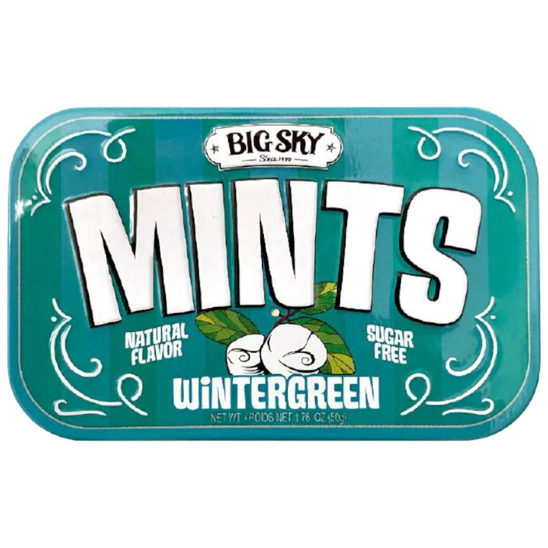 Big Sky Mints - Wintergreen (Canada) - 1.76oz (50g) | Poppin Candy