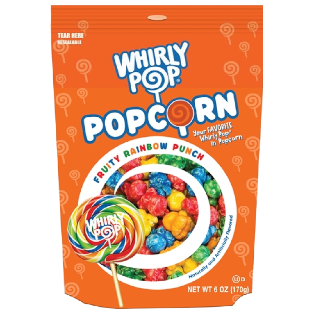 Whirly Pop Rainbow Popcorn - 6oz (170g) – Poppin Candy