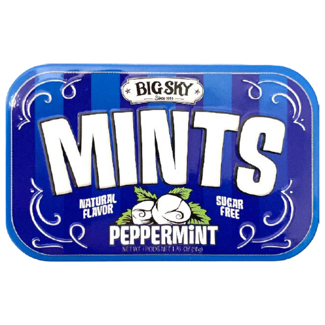 Big Sky Mints - Peppermint (Canada) - 1.76oz (50g) – Poppin Candy