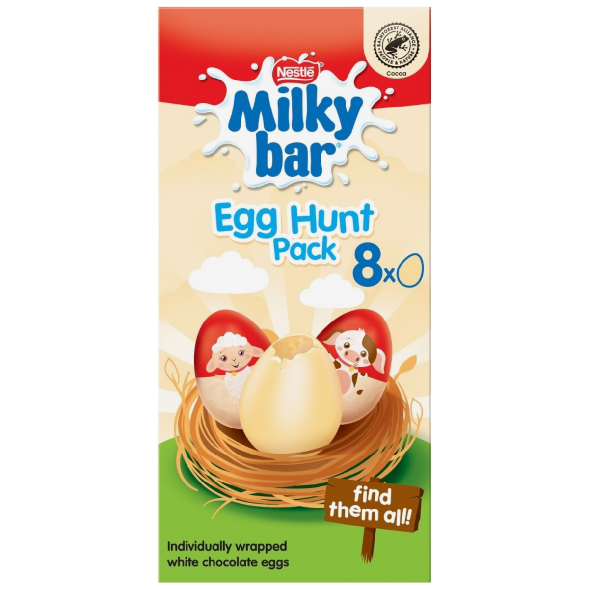 Milkybar White Chocolate Easter Egg Hunt Box - 4.23oz (120g) – Poppin Candy