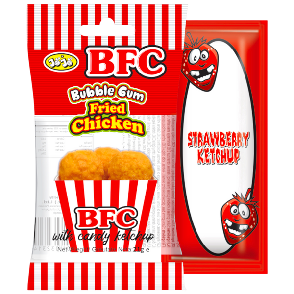 Bubble Gum Fried Chicken with Candy Ketchup - 0.7oz (21g) – Poppin Candy