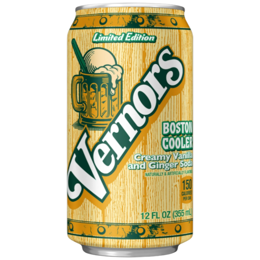 Vernors Boston Cooler Vanilla Créme Ginger Soda - 12oz (355ml) – Poppin ...