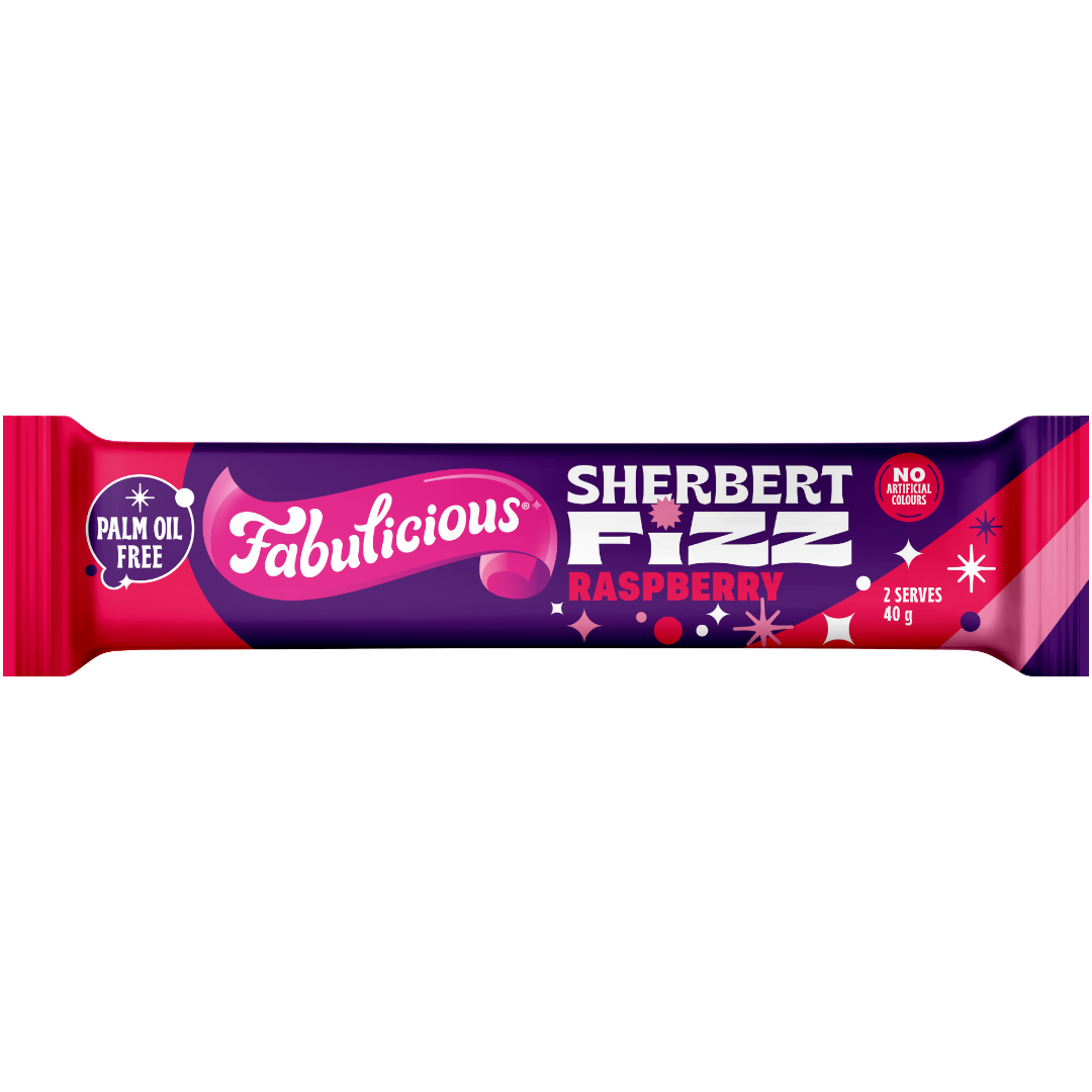 RJ's Fabulicious Sherbet Fizz Raspberry (New Zealand) - 1.41oz (40g ...