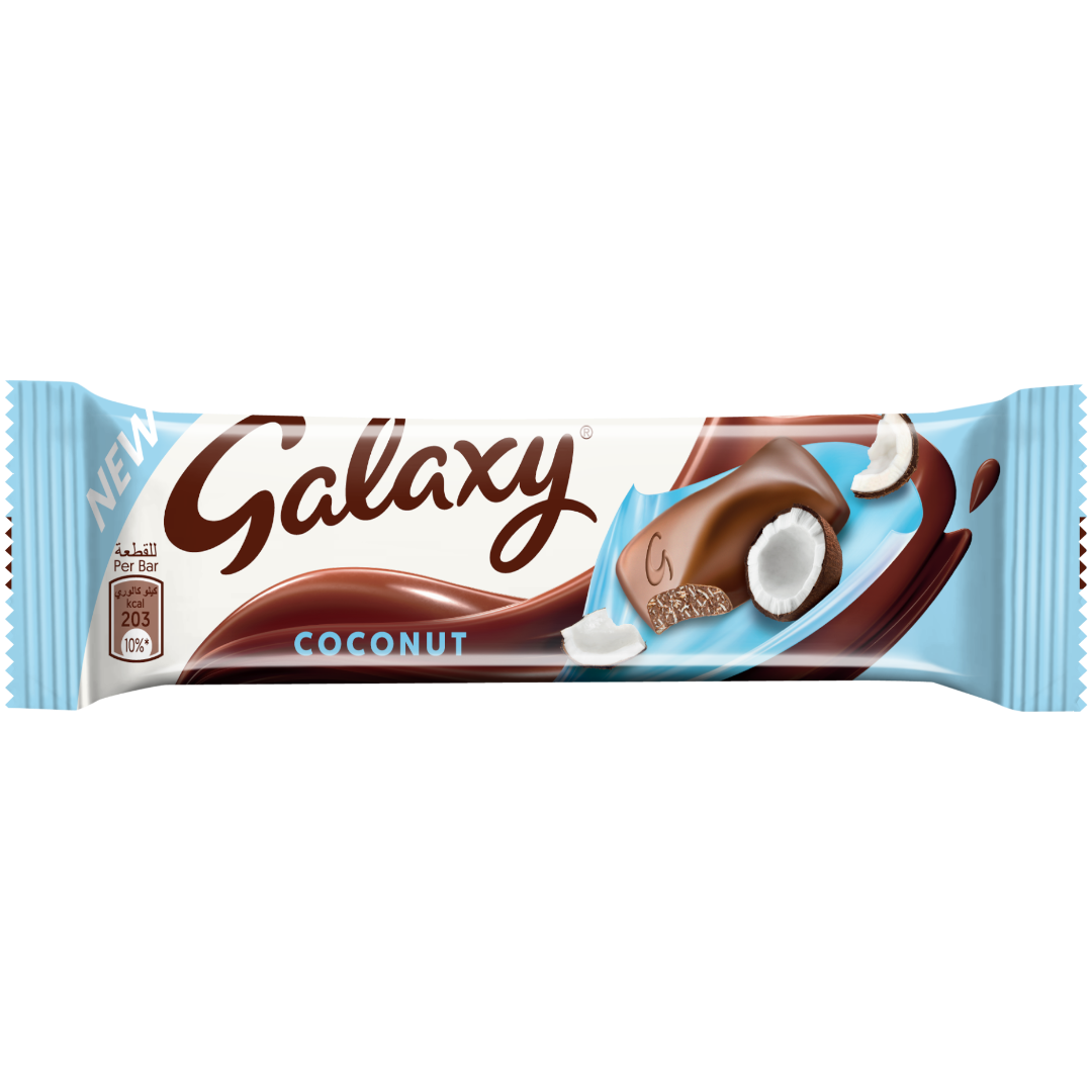 Galaxy Coconut Chocolate Bar (Dubai) - 1.34oz (38g) | Poppin Candy