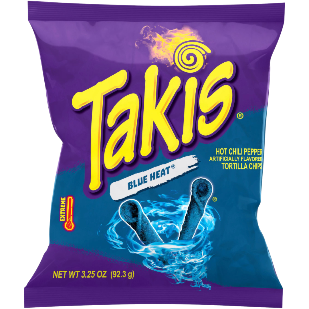 Takis Blue Heat (USA) - 3.25oz (92.3g) – Poppin Candy
