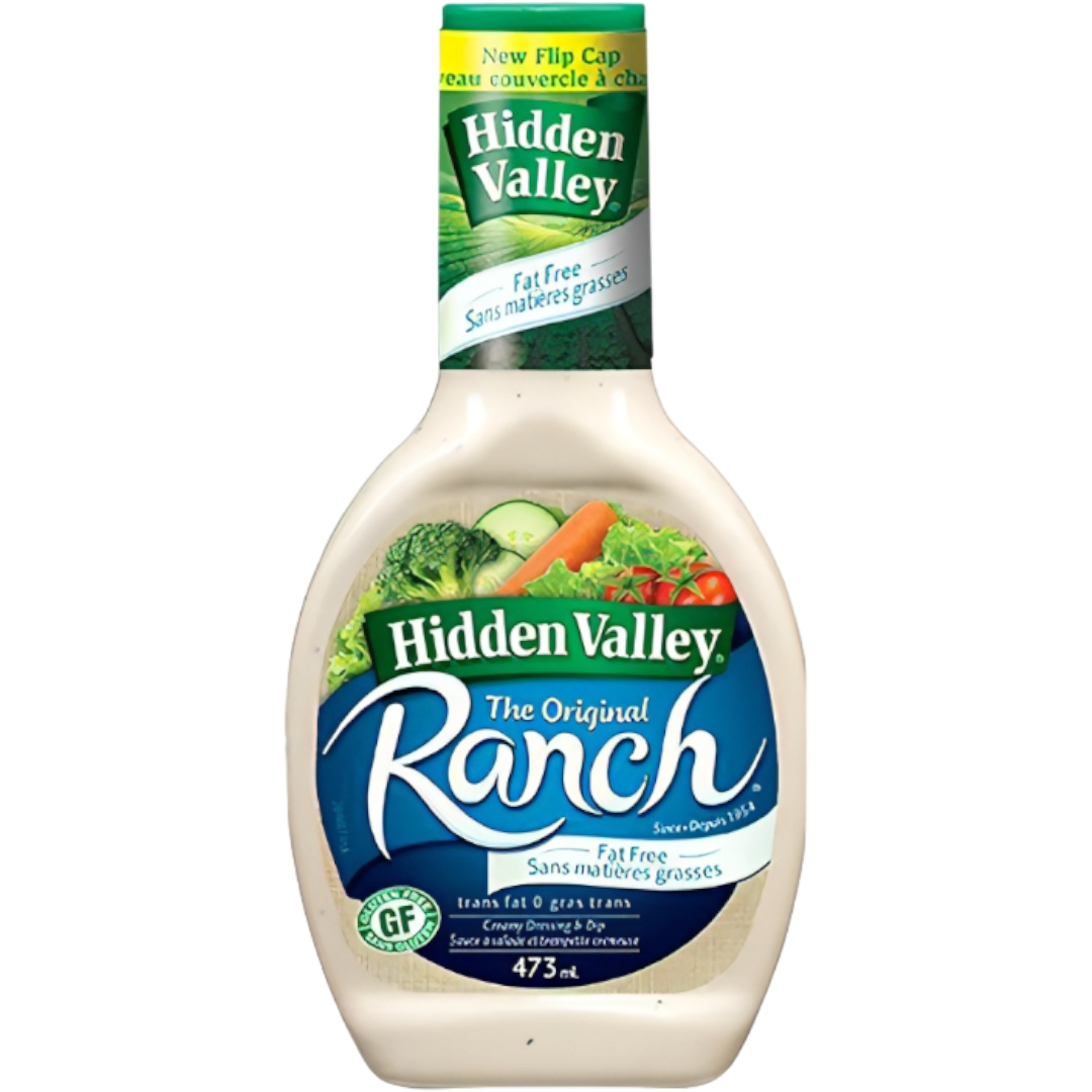 Hidden Valley Fat Free Original Ranch Dressing - 16fl.oz (473ml ...