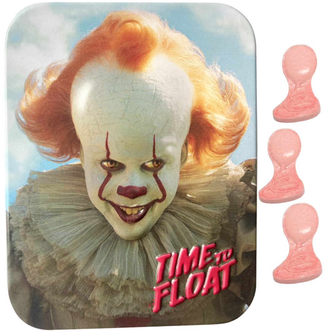 IT Pennywise Cherry Red Balloons Candy Tin - 1.5oz (42g) | Poppin Candy