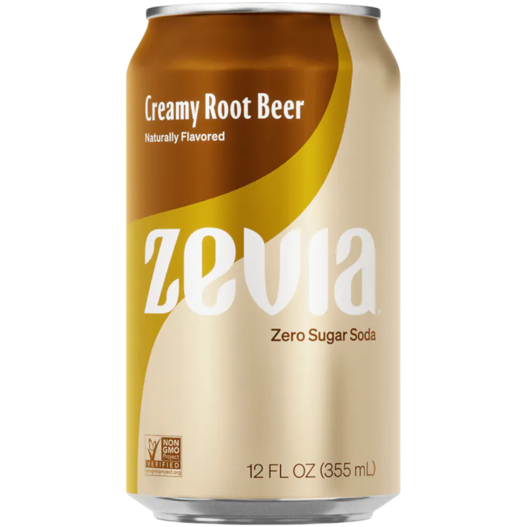 Zevia Creamy Root Beer (Zero Sugar Zero Calories) - 12fl.oz (355ml ...