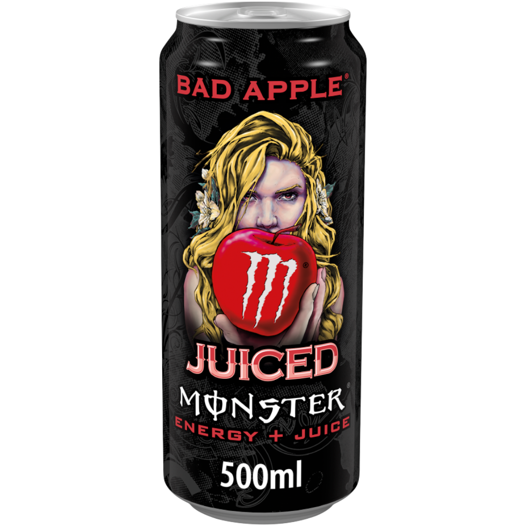 Monster Energy Juiced Bad Apple - 16.9fl.oz (500ml) – Poppin Candy