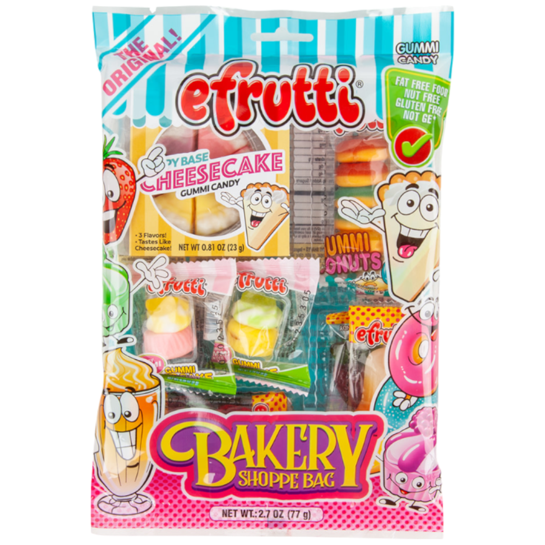 E.Frutti Gummies Bakery Shoppe Bag - 2.7oz (77g) – Poppin Candy
