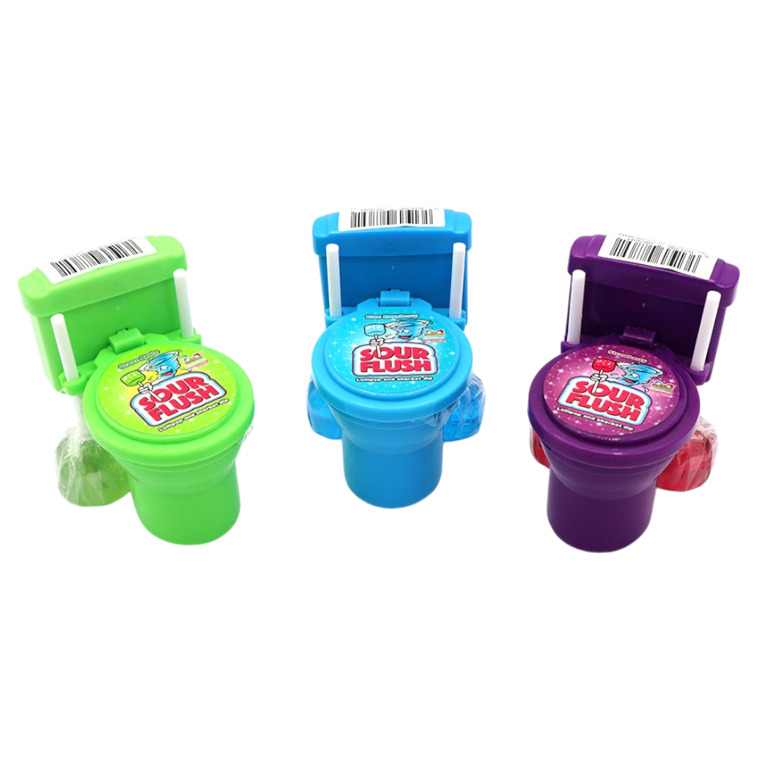 Sour Flush Candy Powder & Lollipop (SINGLE) - 1.37oz (39g) – Poppin Candy