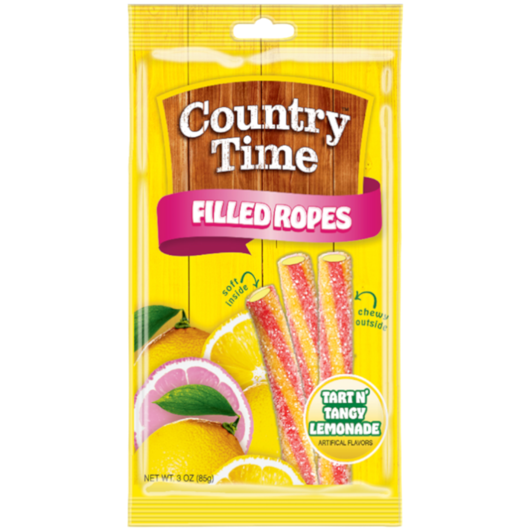 Country Time Filled Ropes - 3oz (85g) | Poppin Candy