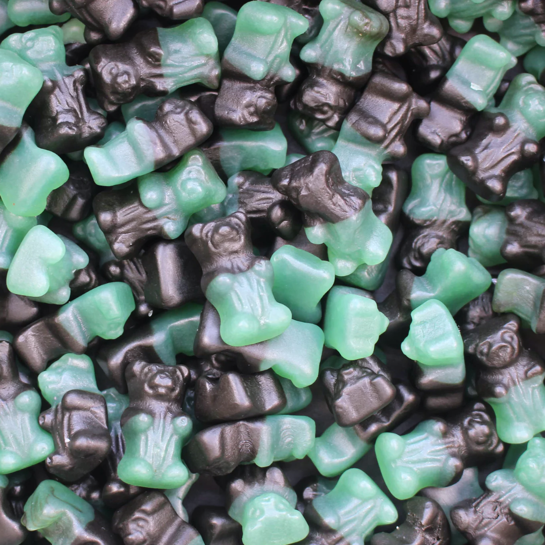 Liquorice & Mint Bears – Poppin Candy