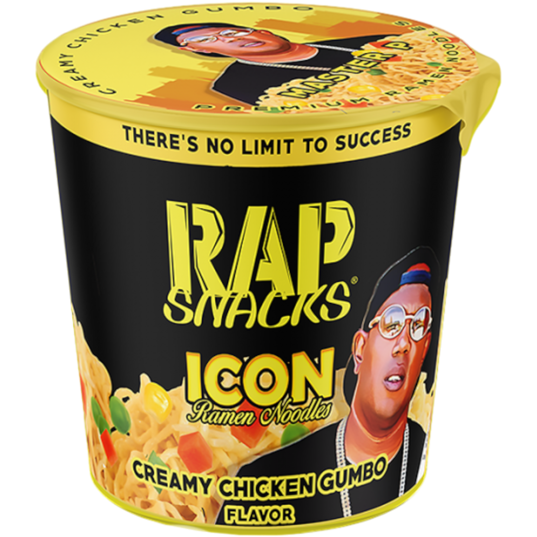 Rap Snacks Creamy Chicken Gumbo Instant Ramen Noodles - 2.25oz (64g ...