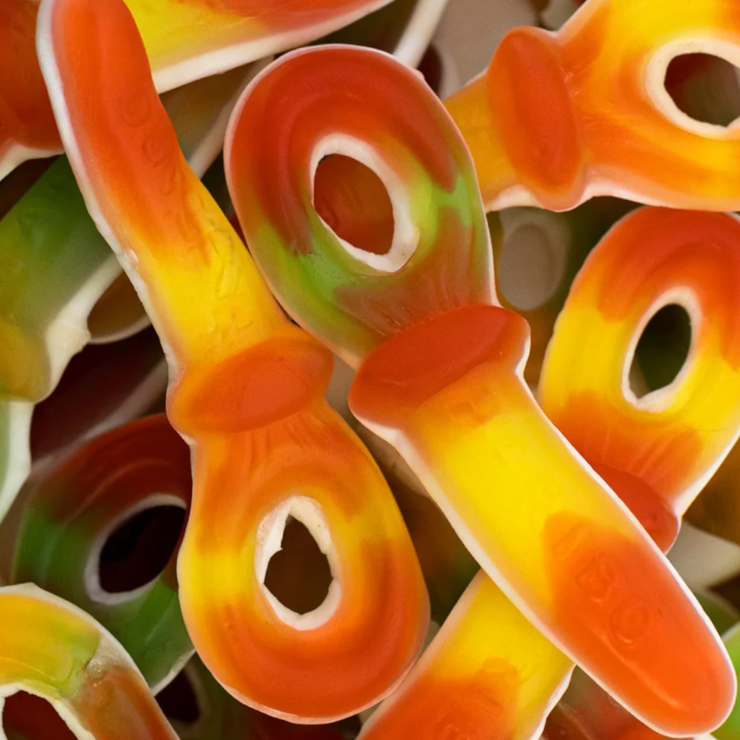 Haribo Fruity Gummy & Foam Giant Dummies – Poppin Candy