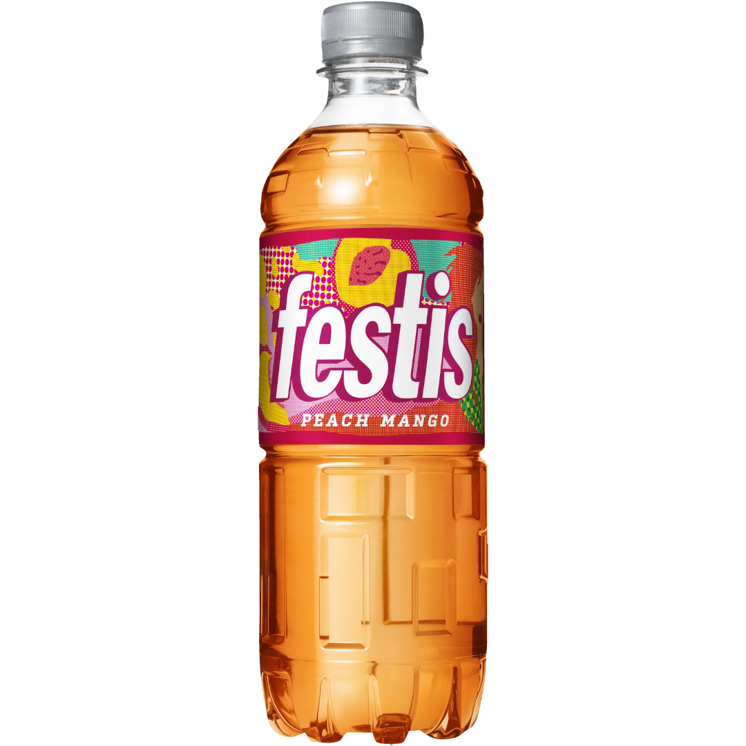 Festis Peach Mango Fruit Drink (Swedish) - 16.9fl.oz (500ml) | Poppin Candy