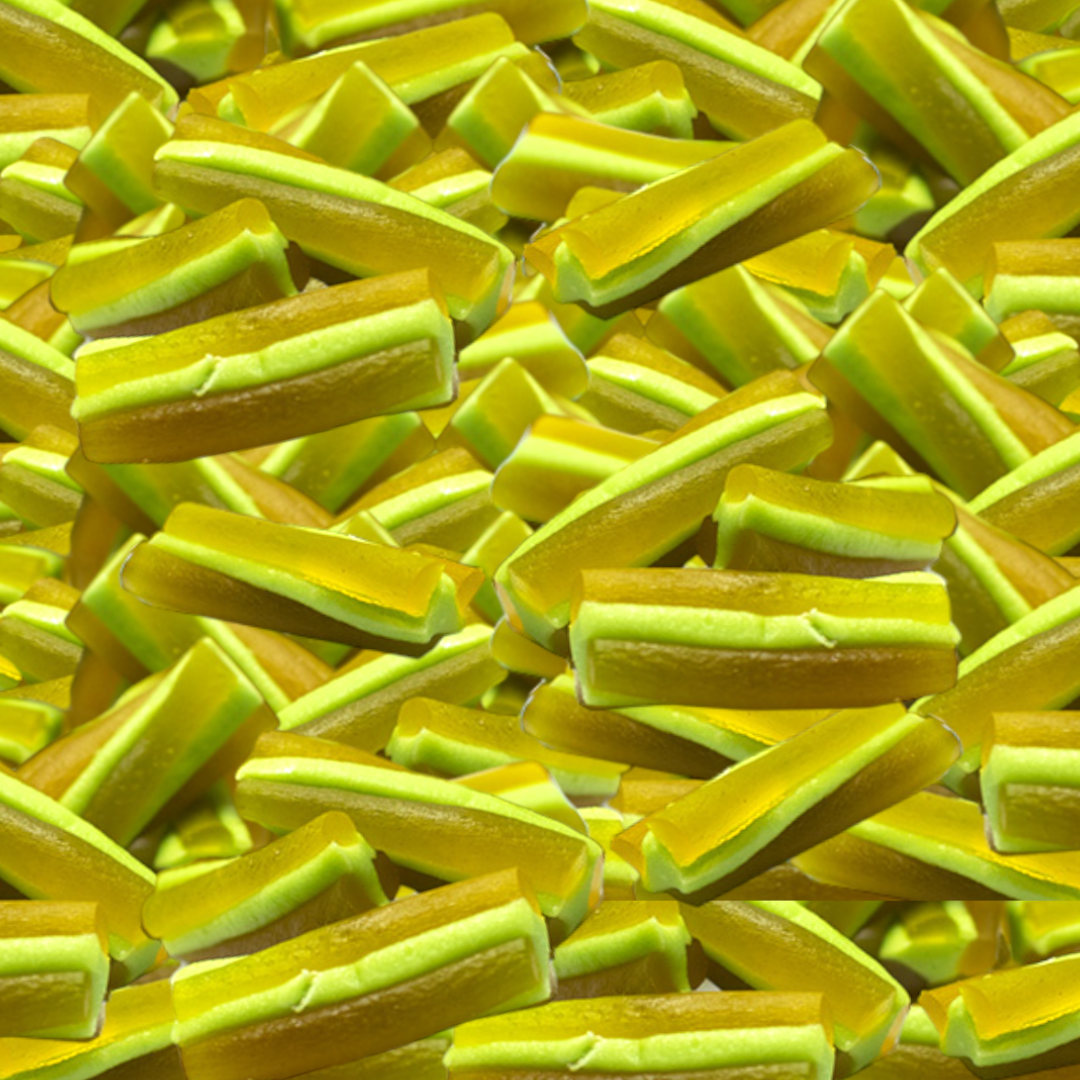 Päronskruv (Pear Fondant-Filled Screws) – Poppin Candy