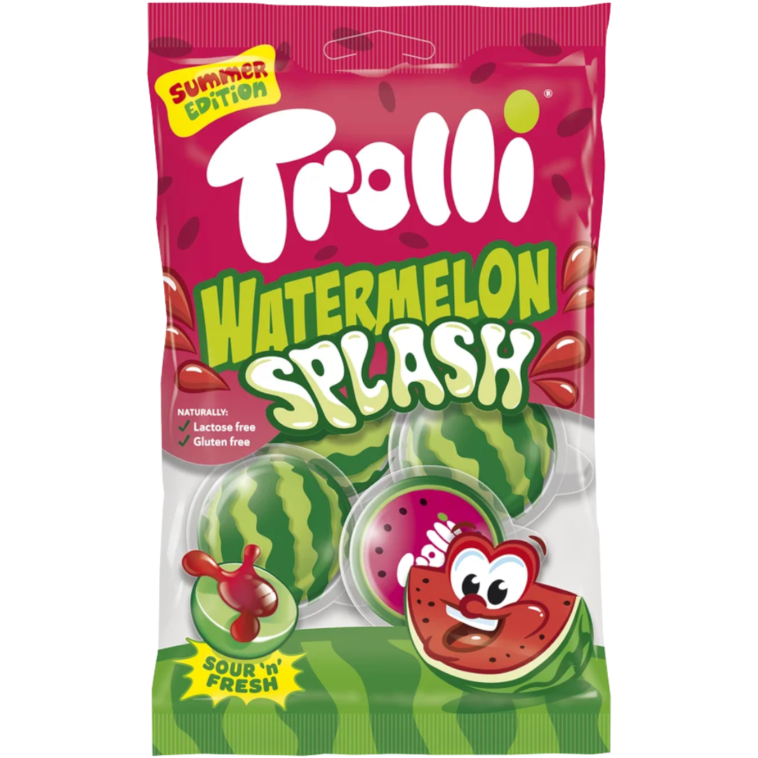 Trolli Watermelon Splash (Jelly Filled Watermelons) - 2.65oz (75g ...