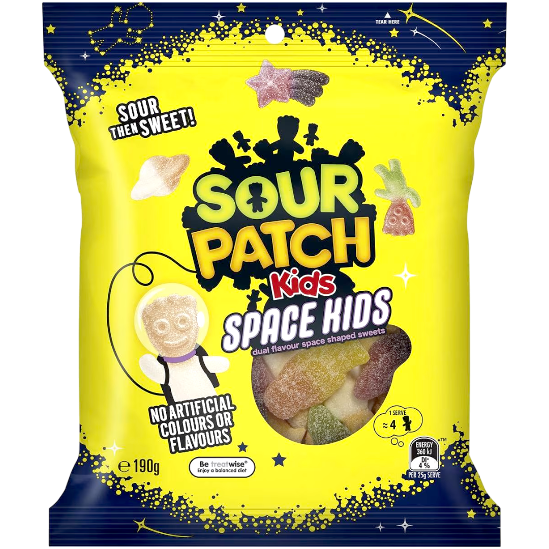 Sour Patch Kids Space Kids (Australia) - 6.7oz (190g) – Poppin Candy