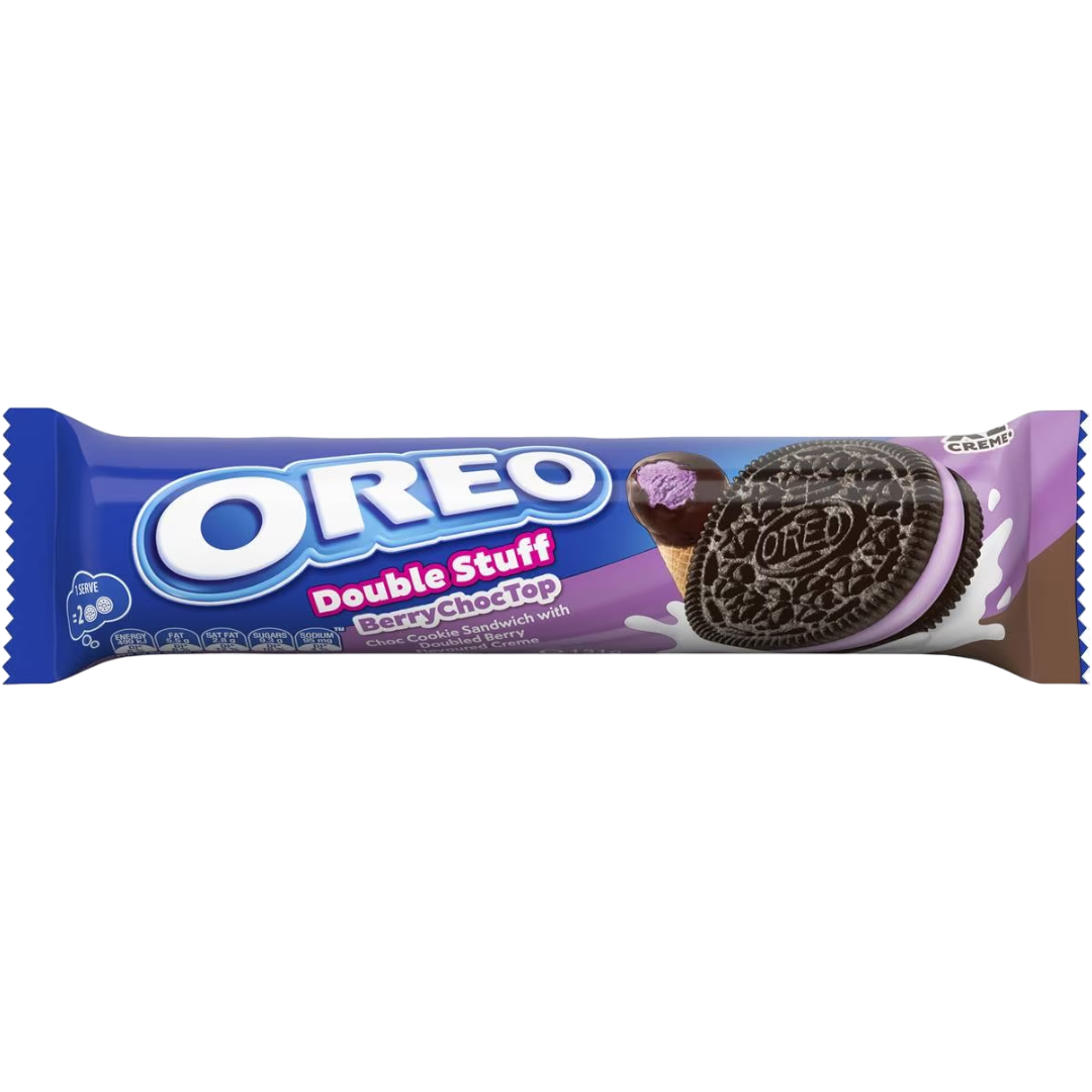 Oreo Double Stuff Berry Choc Top Ice Cream Flavour (Australia) - 4.6oz ...