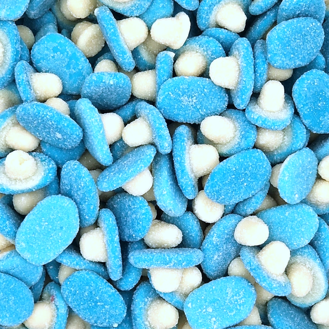 Blue Raspberry Mushrooms | Poppin Candy