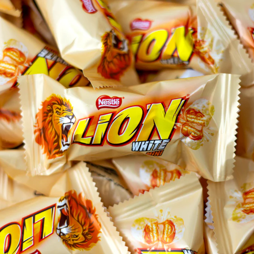 Lion Bar White Minis (British) | Poppin Candy