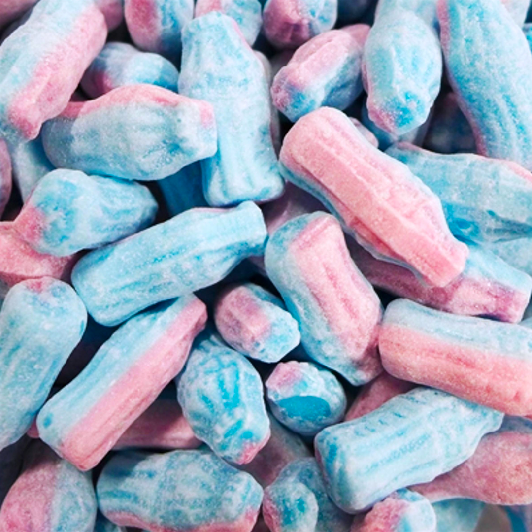 Fizzyflaska (Fizzy Bubblegum Bottles Hard Candy) (Swedish) | Poppin Candy