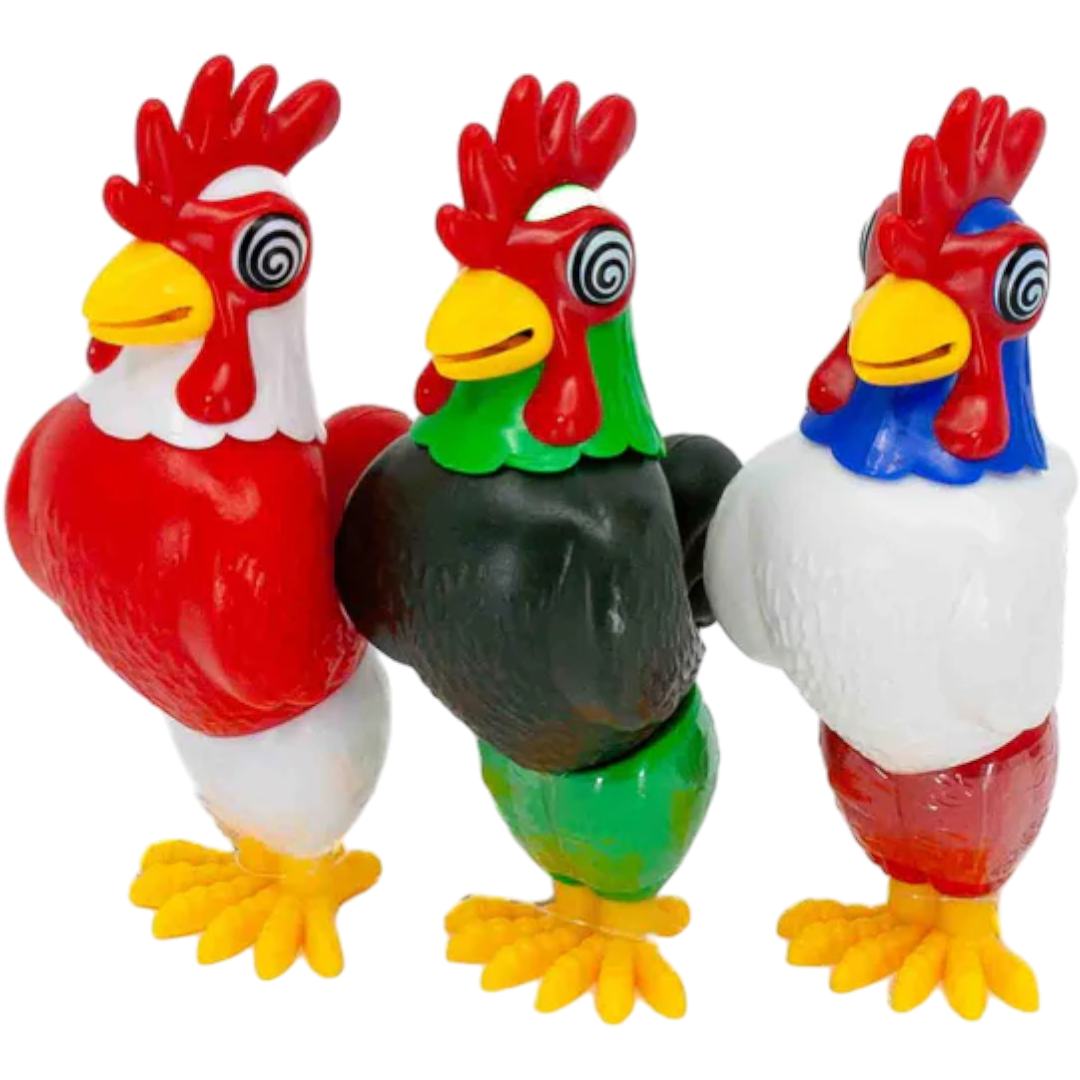 Pollo Loco Clucking Rooster Candy Dispenser - 2.82oz (80g) | Poppin Candy