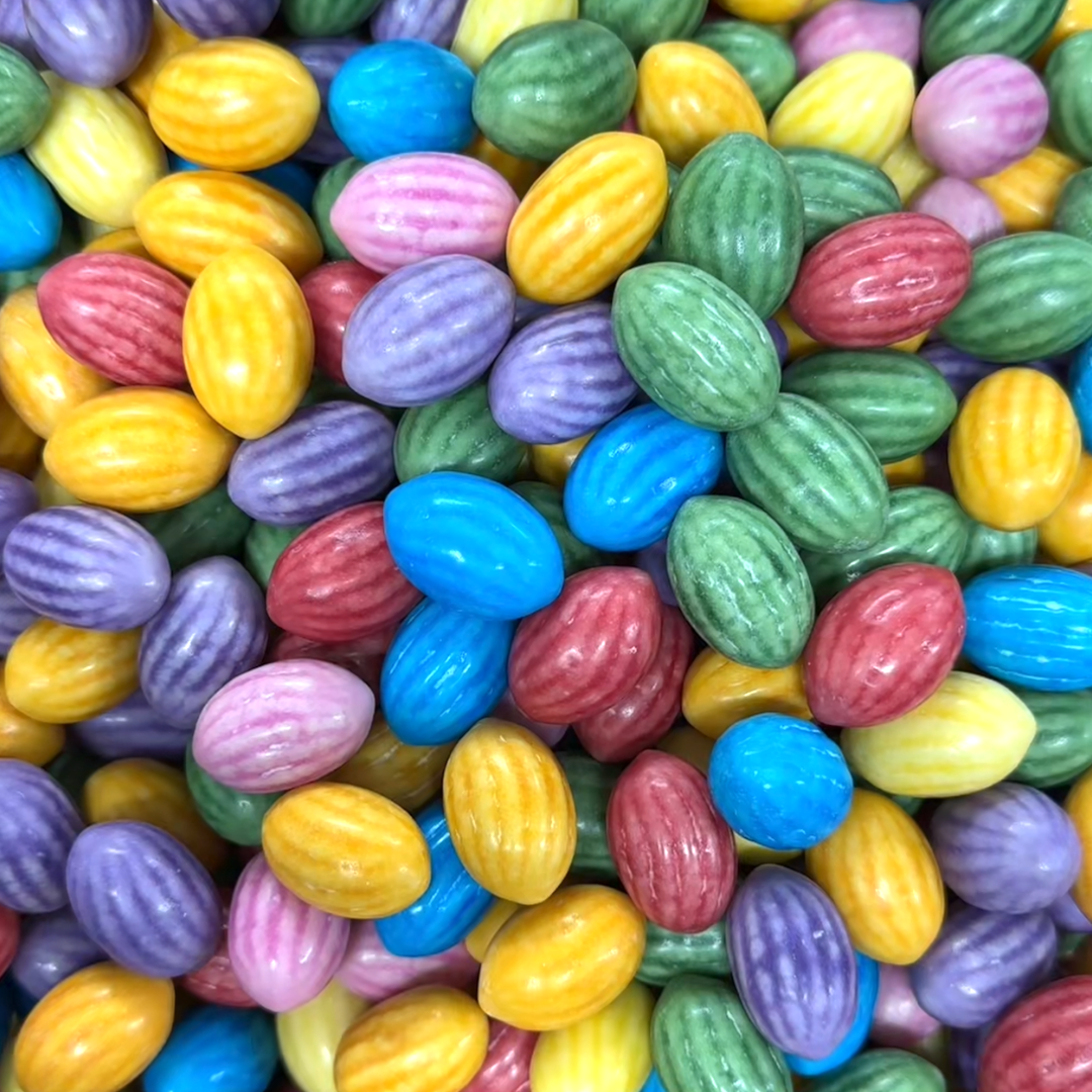 Fizzy Rainbow Melons Bubblegum – Poppin Candy