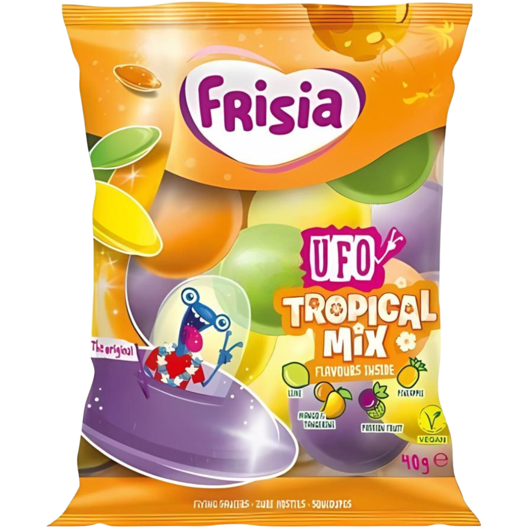 Tropical UFO Flying Saucers Peg Bag - 1.41oz (40g) | Poppin Candy