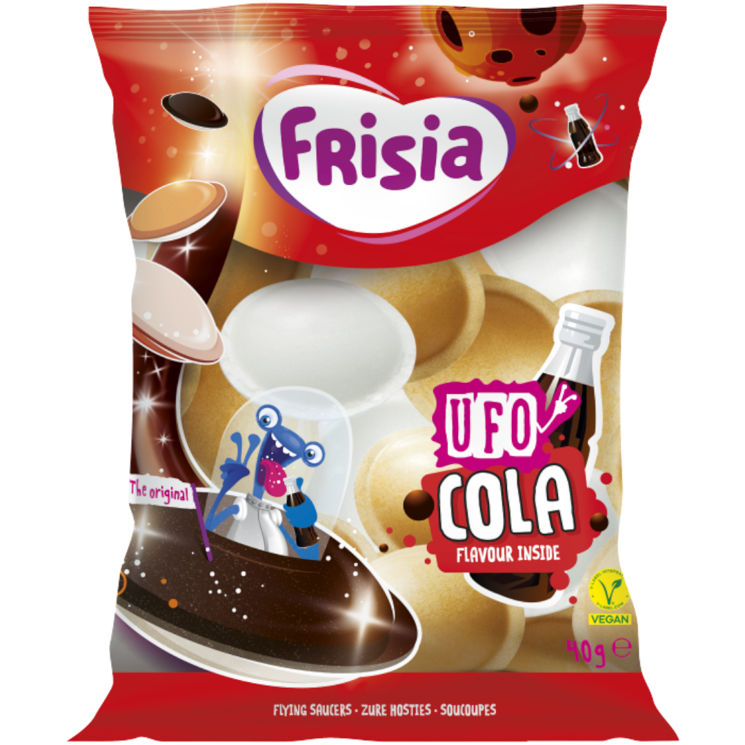 Cola UFO Flying Saucers Peg Bag - 1.41oz (40g) | Poppin Candy