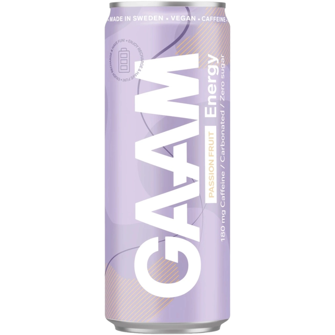 GAAM Energy Passion Fruit (Swedish) - 11.2fl.oz (330ml) | Poppin Candy