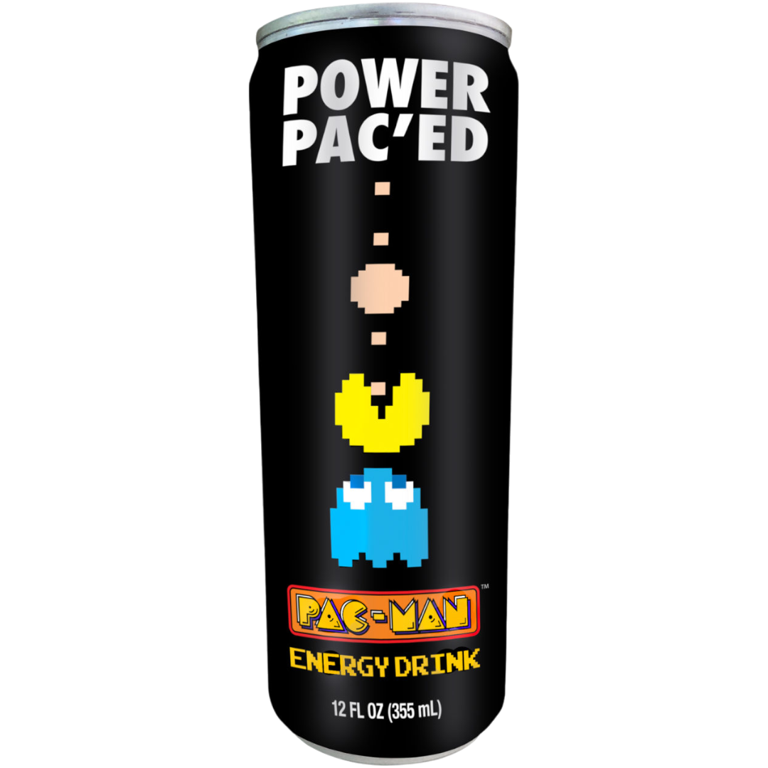 Pac-Man Power Pac’ed Energy Drink - 12fl.oz (355ml) – Poppin Candy