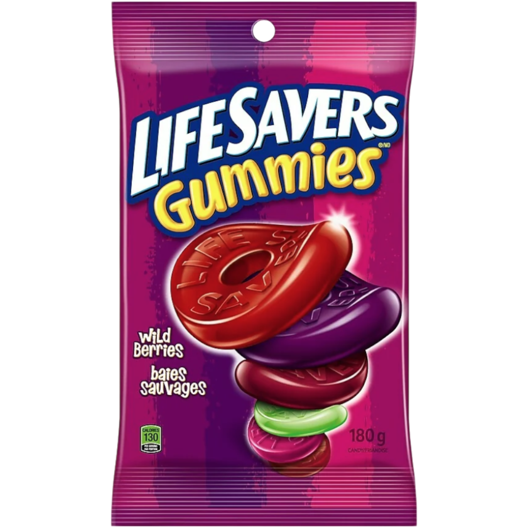 Life Savers Gummies Wild Berries (Canada) - 6.3oz (180g) | Poppin Candy