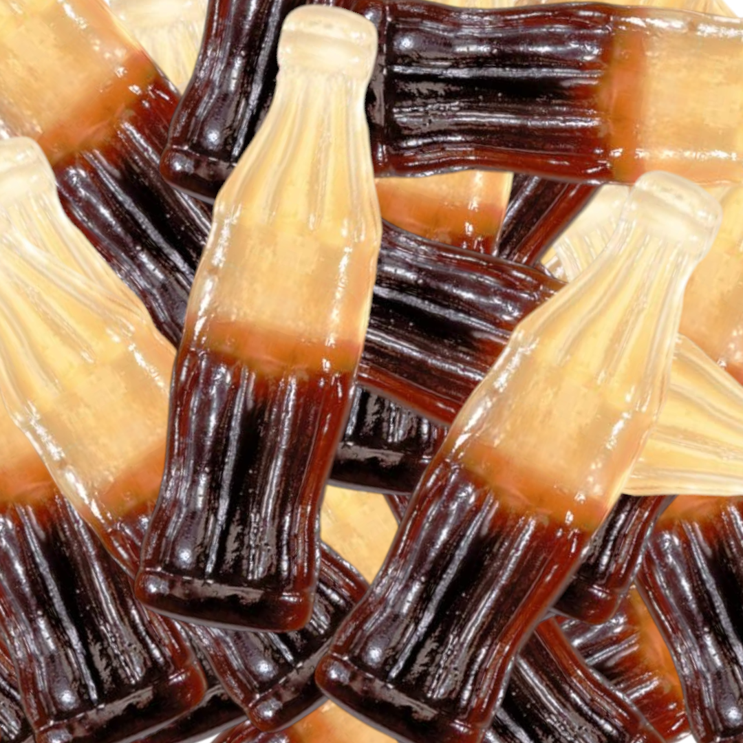 Giant Gummy Cola Bottles – Poppin Candy
