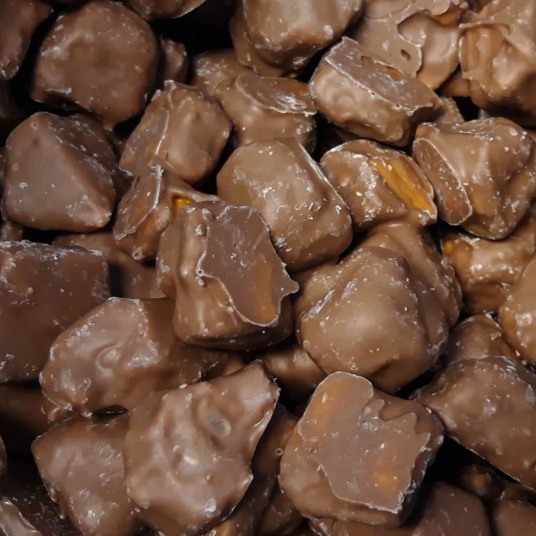 Chocolate Covered Cinder Toffee – Poppin Candy